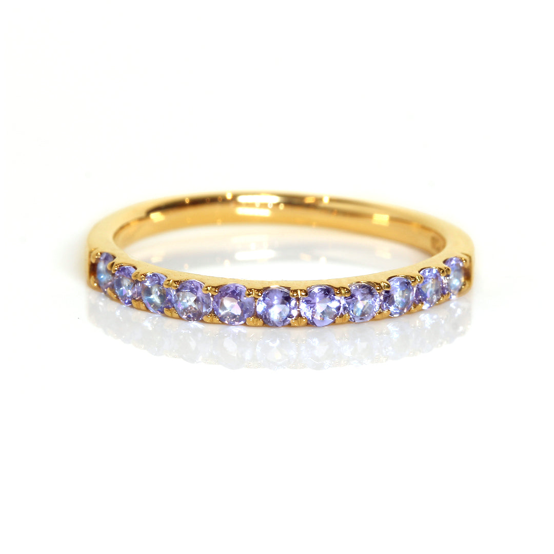 タンザナイト(ラベンダーカラー) K18/PTリング・エマ｜12月誕生石ジュエリー – BIZOUX｜ビズー公式